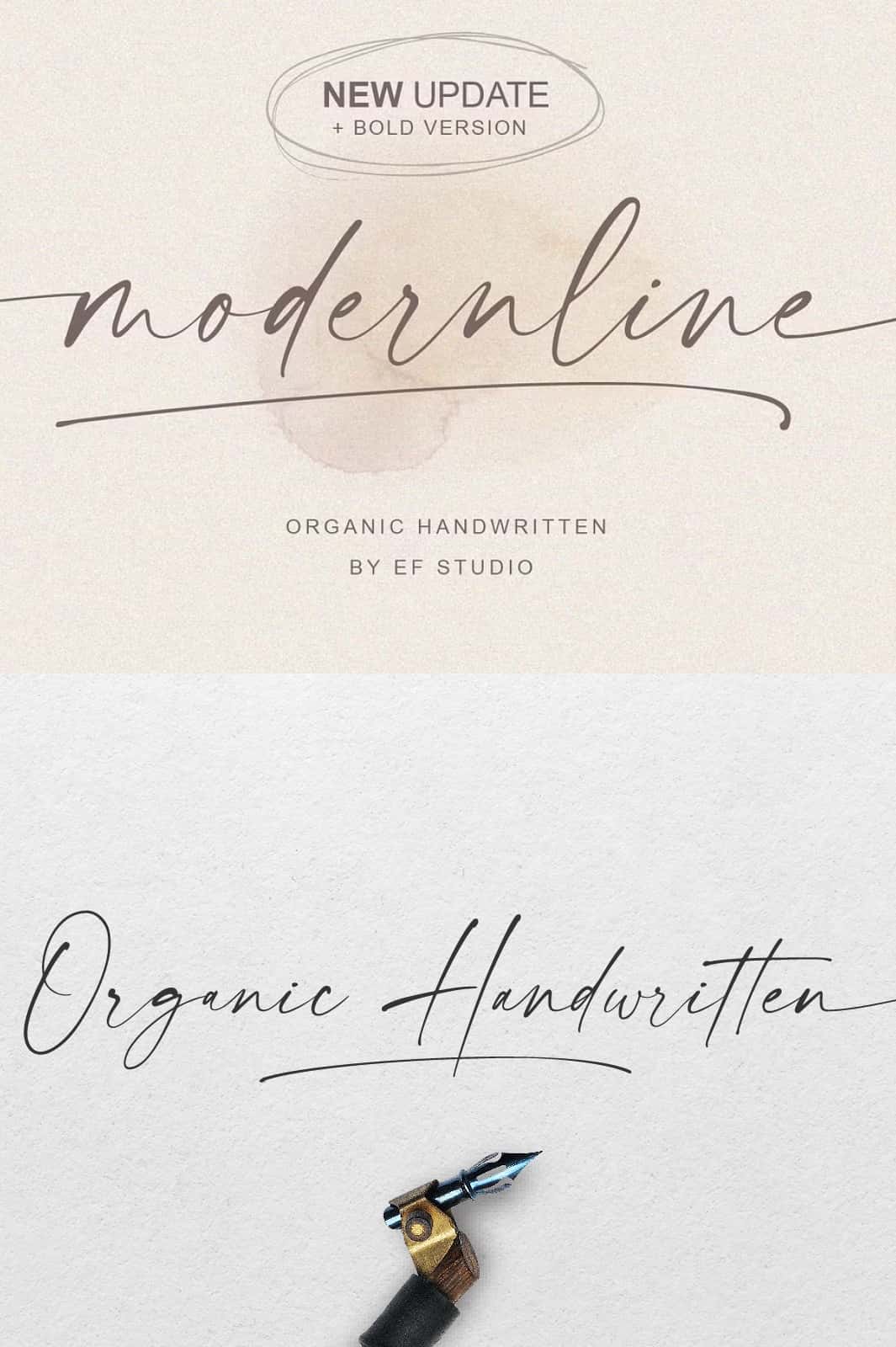 modernline | handwritten font - Coreografy