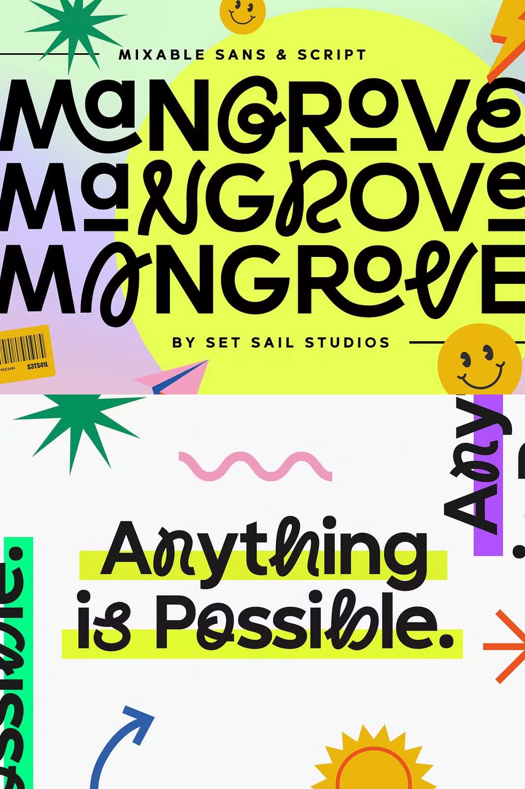 Mangrove Font Duo - Coreografy