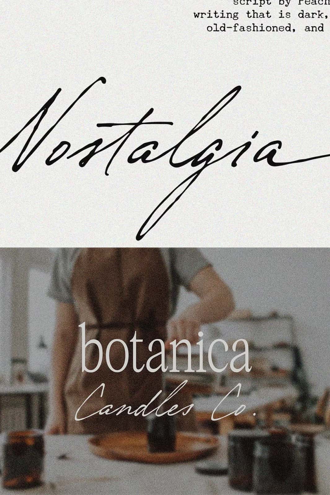 Nostalgia // Vintage Script Font - Coreografy